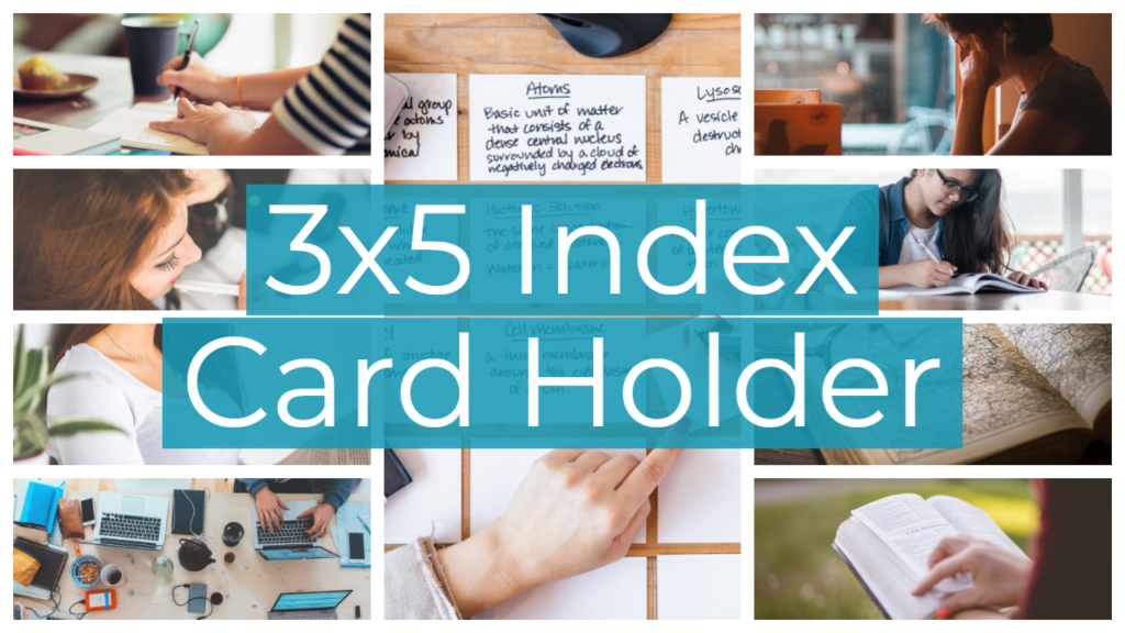 3x5 Index Card Holder for Visualizing Your Notes - ProSimpli