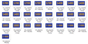 Create Your Own Jeopardy Game Board DIY Professional