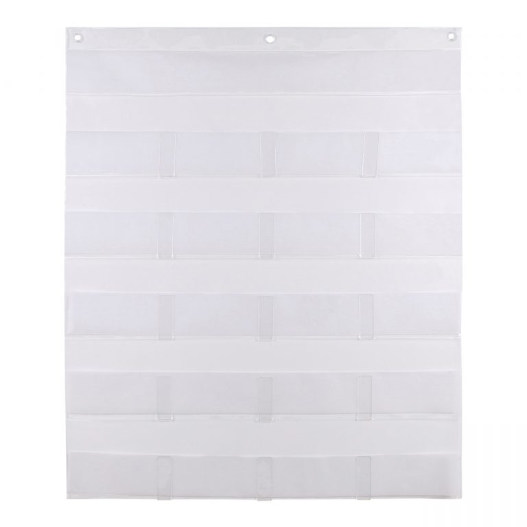 Clear Classroom Pocket Chart for Sentence Strips - ProSimpli